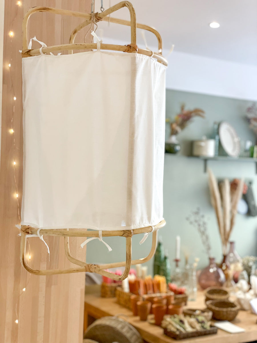 Suspension en bambou - Mezzanine Paris